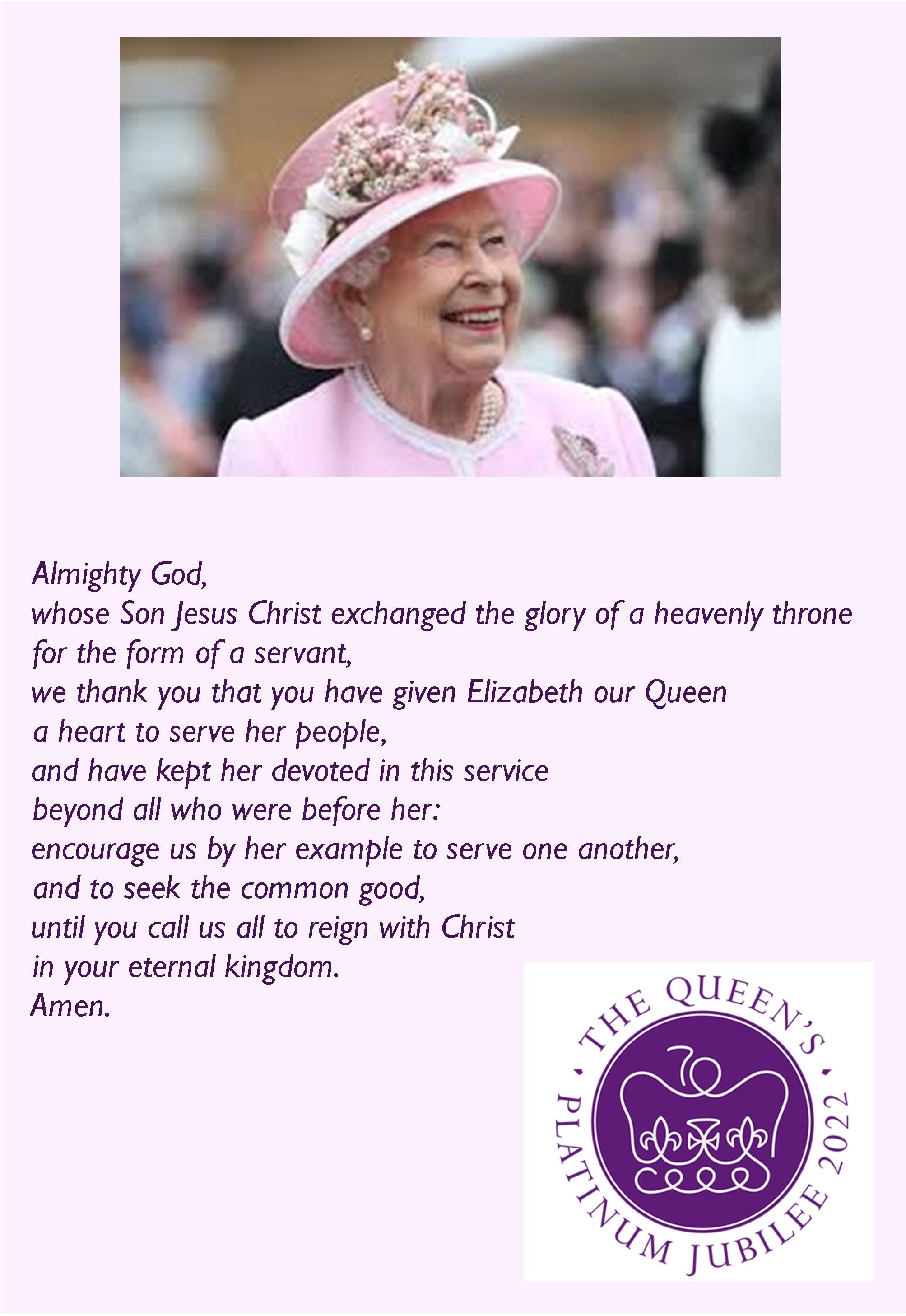 Thank you for Her Majesty Queen Elizabeth – Mr G's Ponderings
