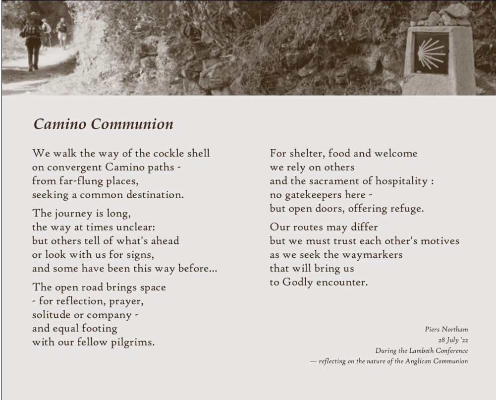 Camino Communion – Mr G's Ponderings